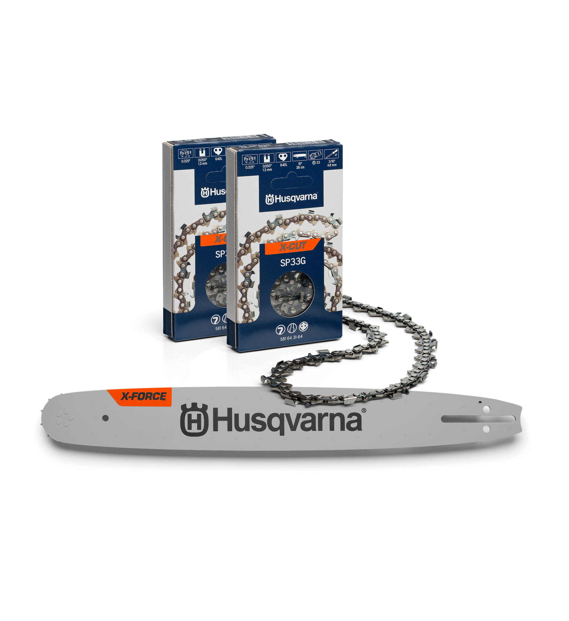 Husqvarna Svärd- & Kedjepaket X-Cut 20" .325" 1,3mm 80dl - Liljekvists